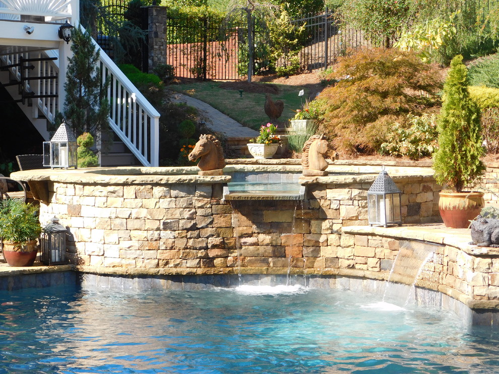 Freeman Pool - Classique - Piscine - Atlanta - par Catalina Pools and ...