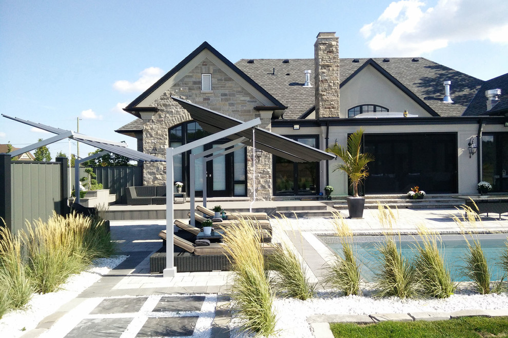 Freestanding Retractable Canopy - Modern - Pool - Toronto - by ShadeFX ...