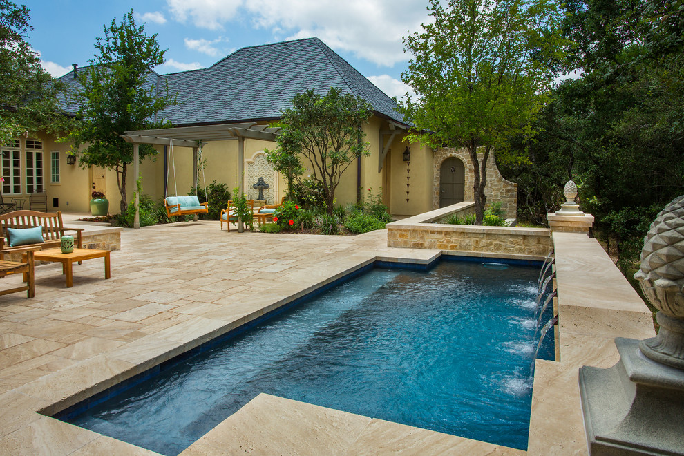 French Country Retreat - Traditional - Pool - Austin - by Vernon Wentz ...