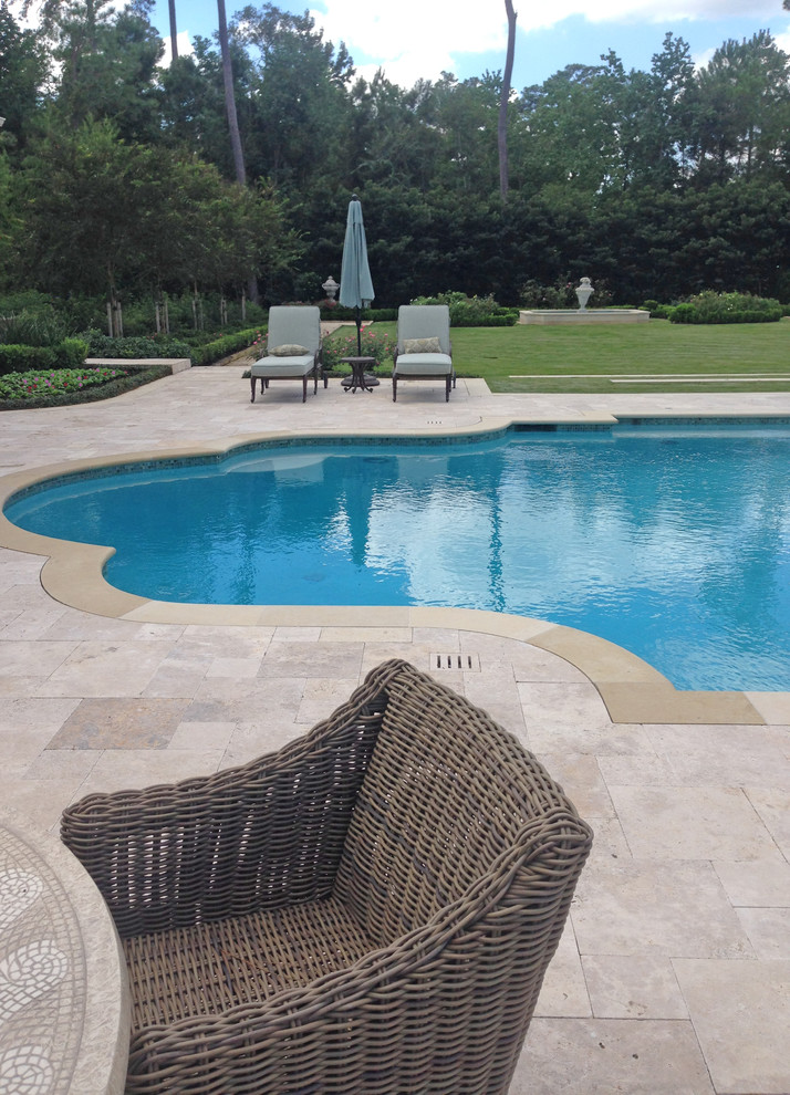 French Influences - Traditional - Pool - Houston - by Water Line ...