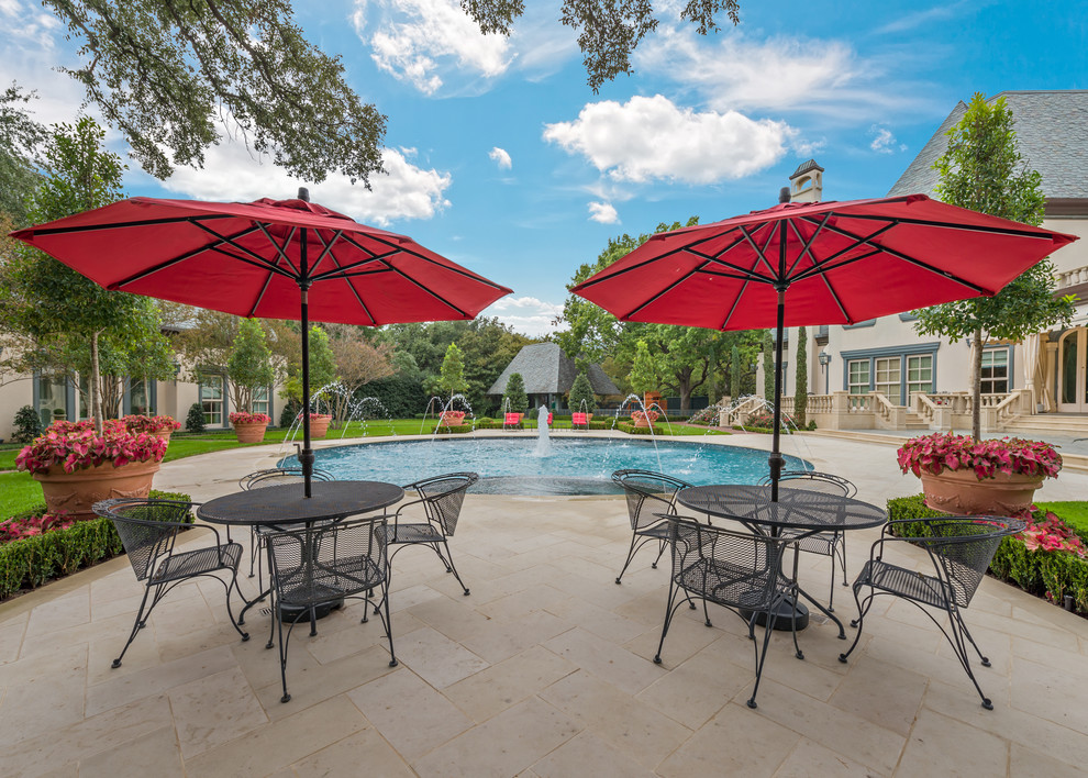 French: Meadowbrook - Traditional - Pool - Dallas - by Harold Leidner ...
