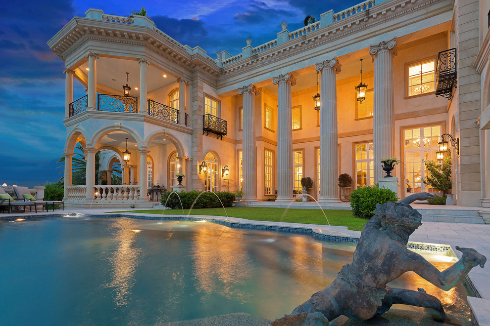 French Neoclassical - Mediterranean - Pool - Tampa - by BW Saba | Houzz