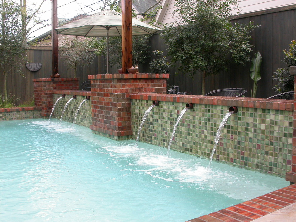 French Style Swimming Pool - Traditional - Pool - Houston - by ...