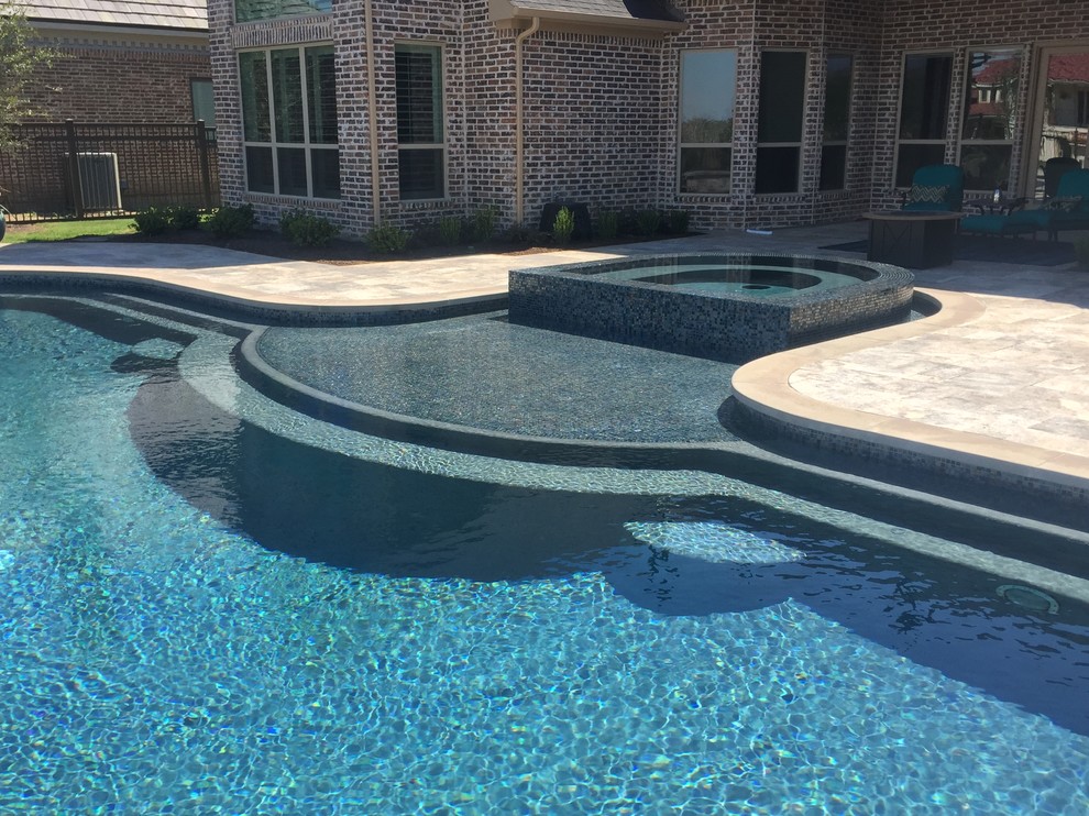 Frisco Pool with lots of extras - Contemporary - Pool - Dallas - by ...