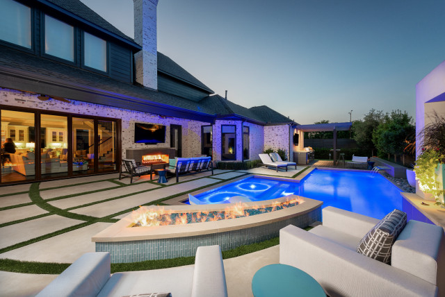 Frisco Luxury Swimming Pool Design Marble Hill Project | Acqua Design