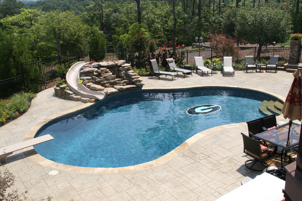 GA Fan in Ellijay - Traditional - Pool - Atlanta - by LUSK POOLS ...