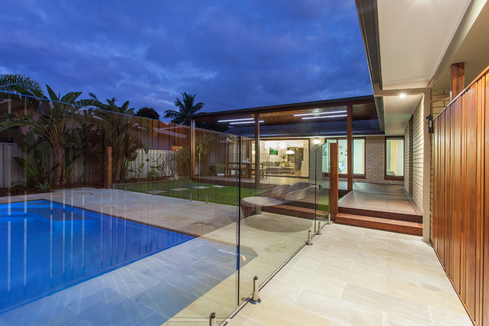 Garage Extension & Exterior Renovation, Gold Coast - Modern - Pool ...