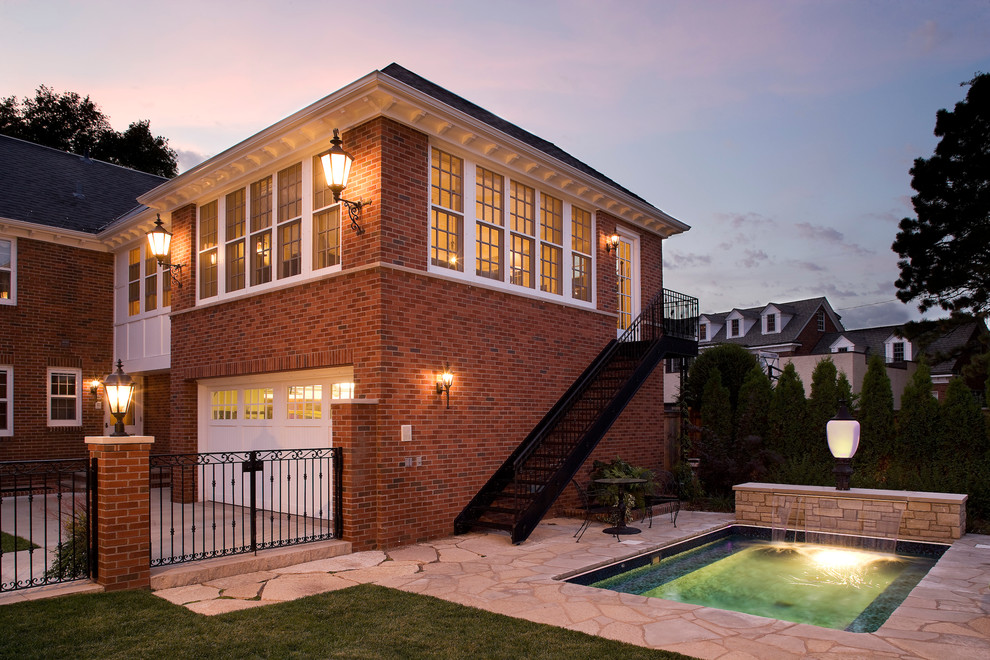 Gated Entrance to the Pool - Traditional - Pool - Minneapolis - by ...