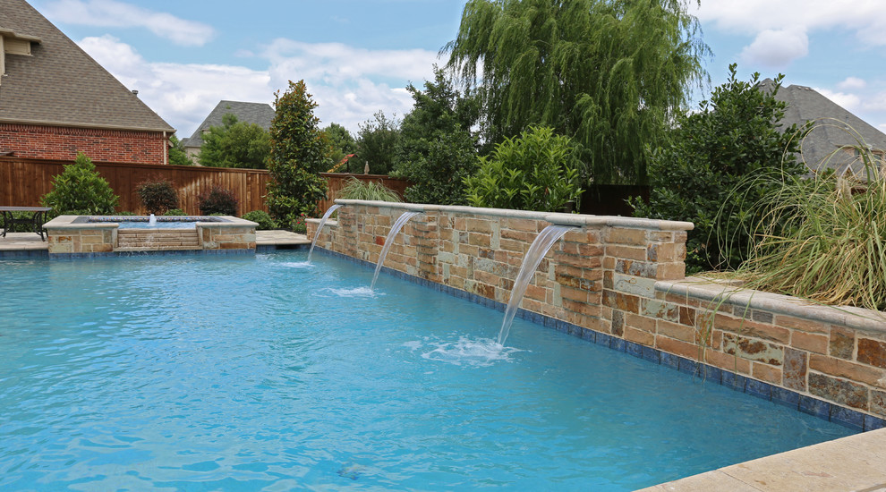 Geometric Pools - Traditional - Pool - Dallas - by Artesian Custom ...