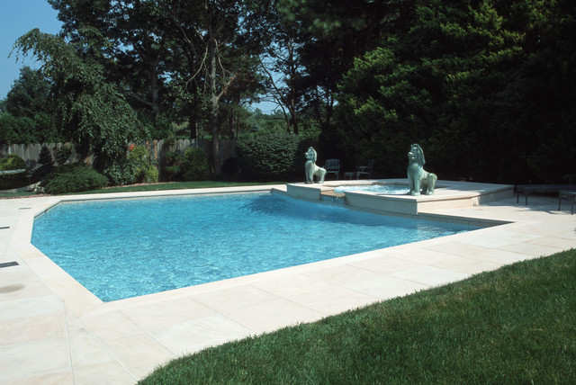 Geometric Pools - Traditional - Pool - New York - by J. Tortorella ...