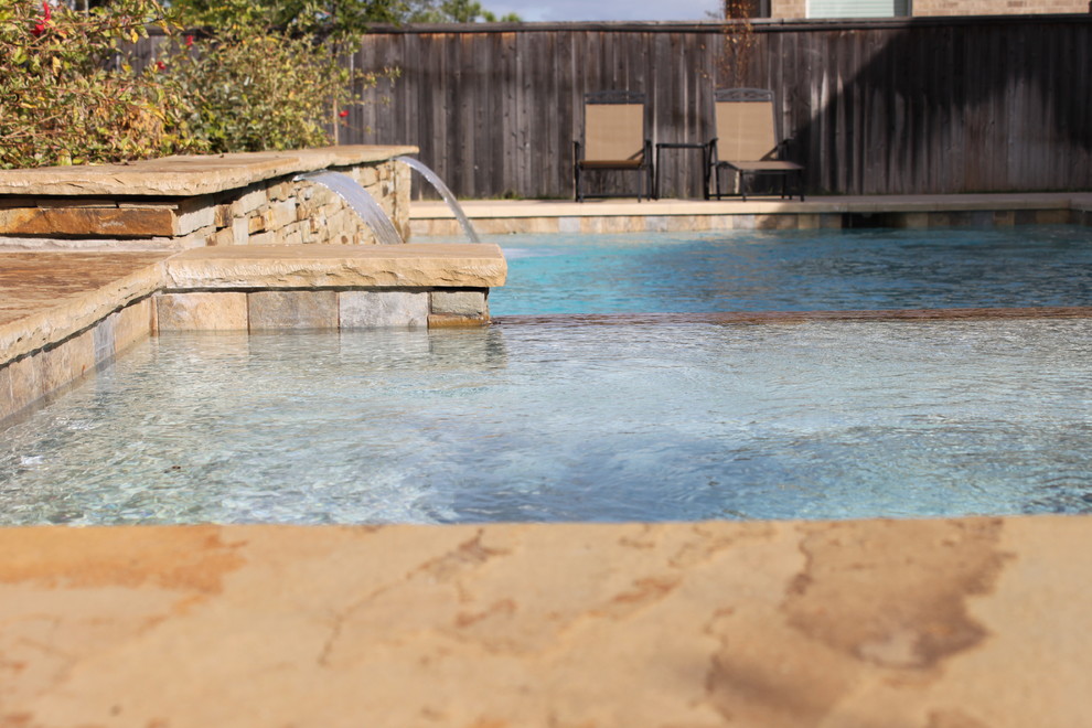 Geometric Pools - Traditional - Pool - Houston - by Regal Pools, LLC ...