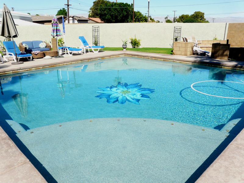 Glass Flower Swimming Pool - Contemporary - Pool - Los Angeles - by ...