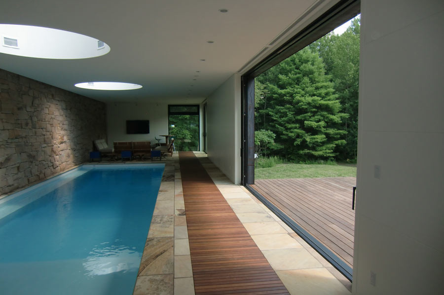 Glass Walls for Pool House - Contemporary - Pool - Toronto - by Movable ...