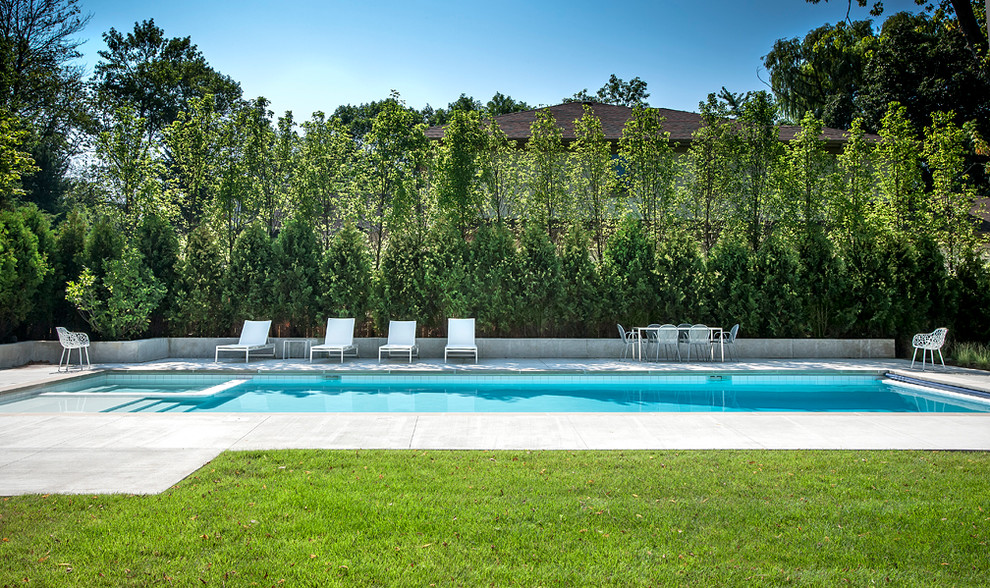 Glencoe Contemporary Pool - Contemporary - Pool - Chicago - by Sunset ...