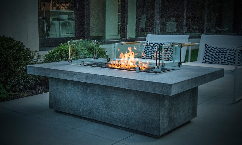 Glencoe, IL Modern Swimming Pool and Fire Pit - Modern - Pool - Chicago ...