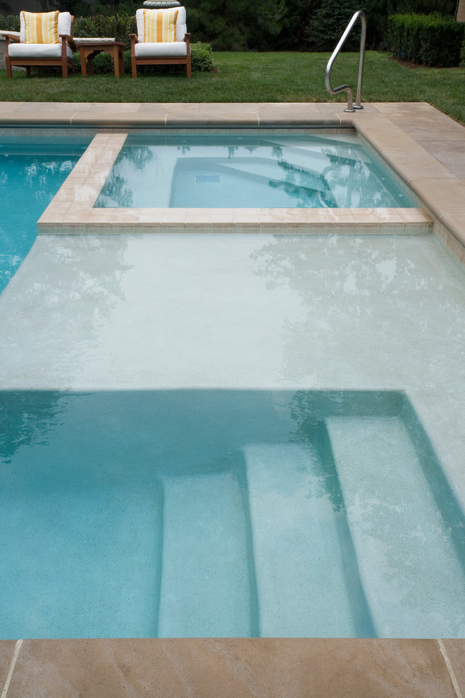 Glencoe, IL Swimming Pool and Hot Tub - Traditional - Pool - Chicago ...