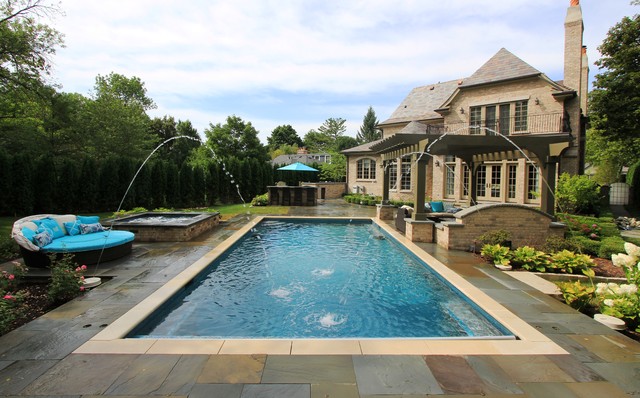 Glencoe Pool and Spa - Traditional - Pool - Chicago - by Rosebrook ...