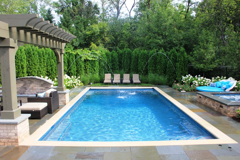 Glencoe Pool and Spa - Traditional - Pool - Chicago - by Rosebrook ...