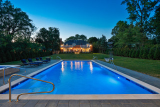 Glenview, IL Swimming Pool and Raised Hot Tub - Traditional - Pool ...