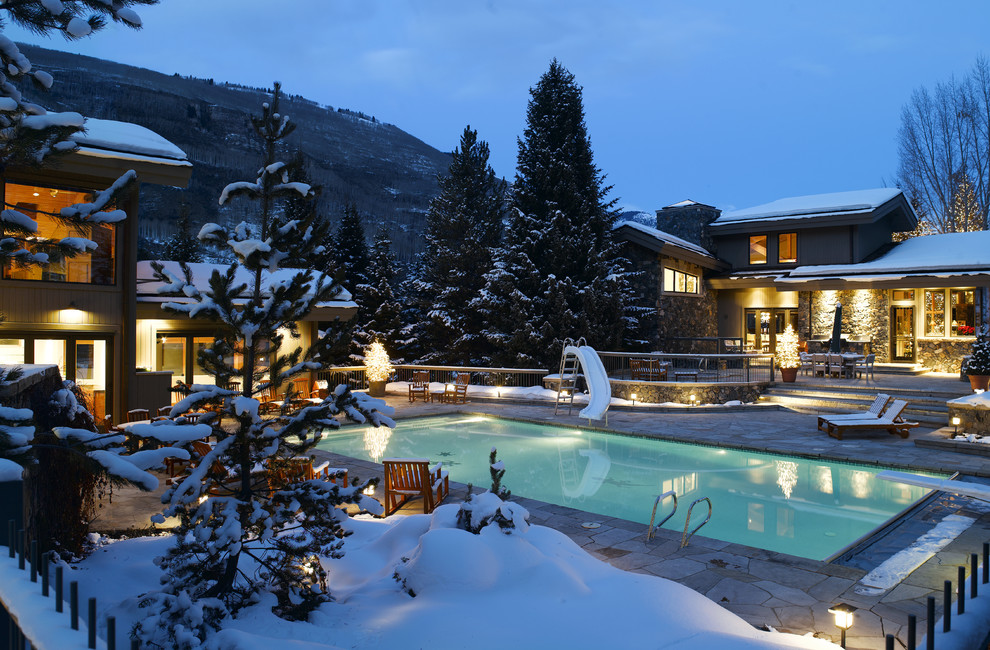 Golf Course Residence - Traditional - Pool - Denver - by Pierce Austin ...