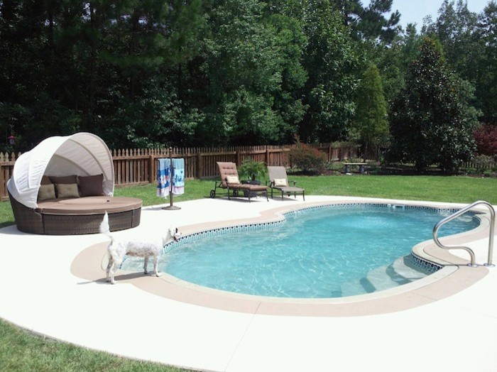 Grand Baron by Alaglas - Large Fiberglass Pool - Traditional - Pool ...