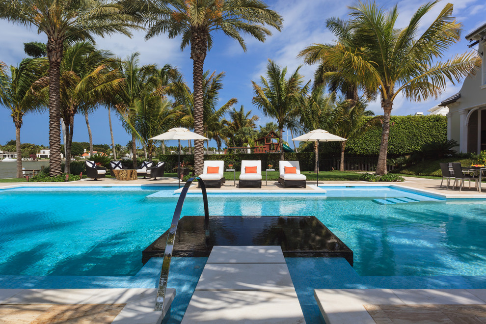 Great Outdoor Spaces & Pools - Tropical - Pool - Miami - by BCB Homes ...