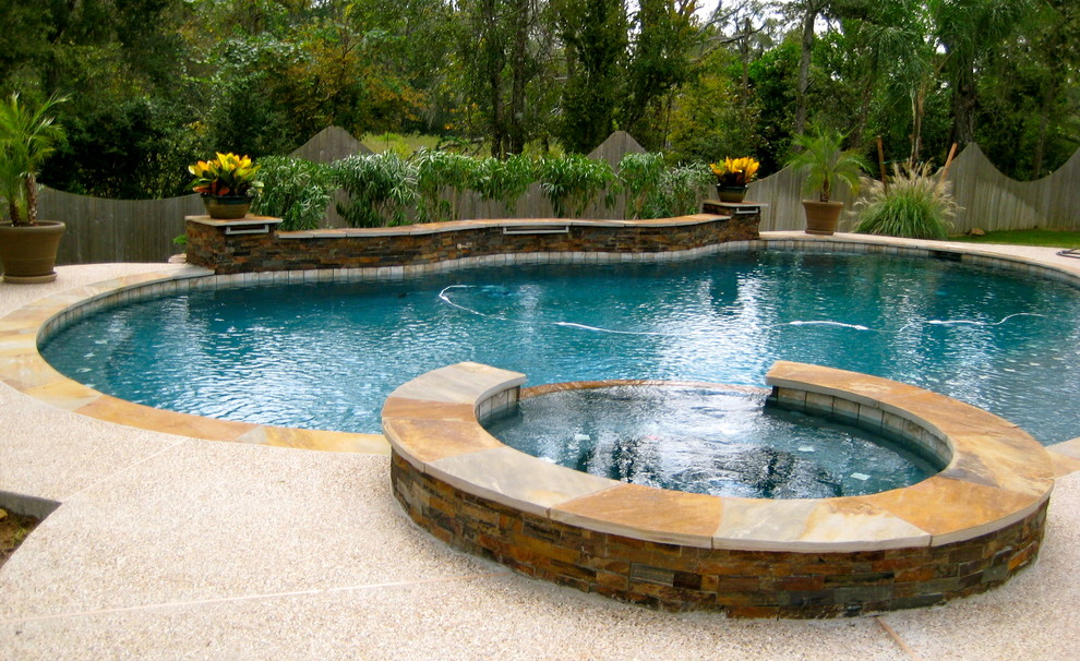 Greater Houston Area Projects, Peak Pools and Spas - Pool - Houston ...