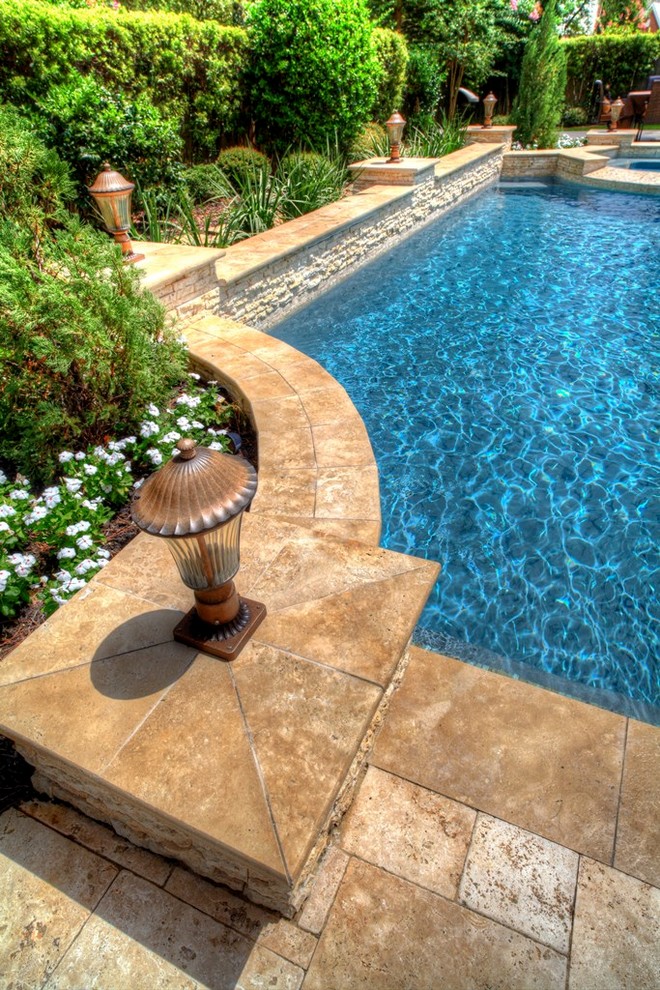 Grecian - Roman Style Pool 1 - Pool - Houston - by Absolutely Outdoors ...