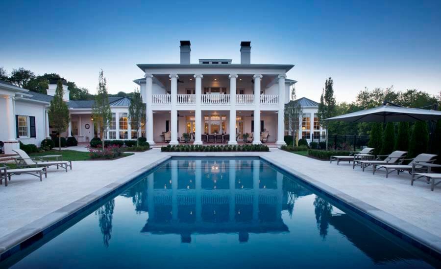Greek Revival - Traditional - Pool - Nashville - by Castle Homes | Houzz
