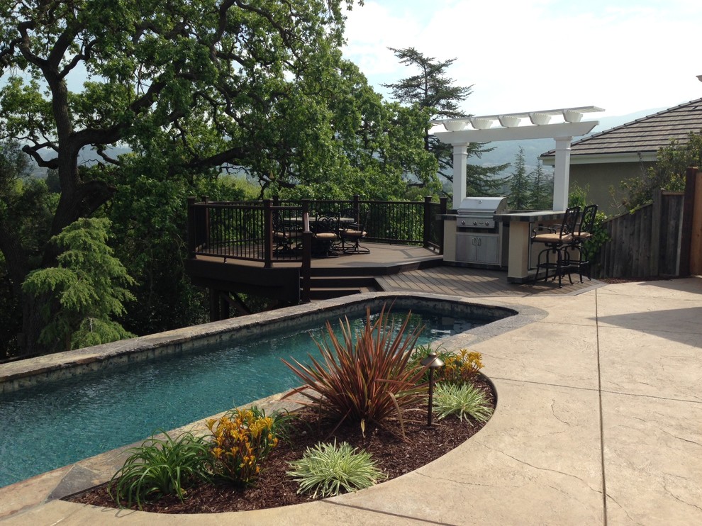 Greystone - Custom Pool & Spa - Rustic - Pool - San Francisco - by ...