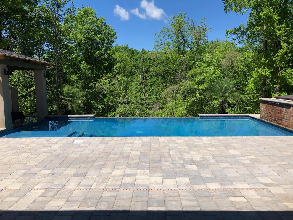Gunite Pool With Infinity Edge Hoover Alabama - Modern - Pool ...