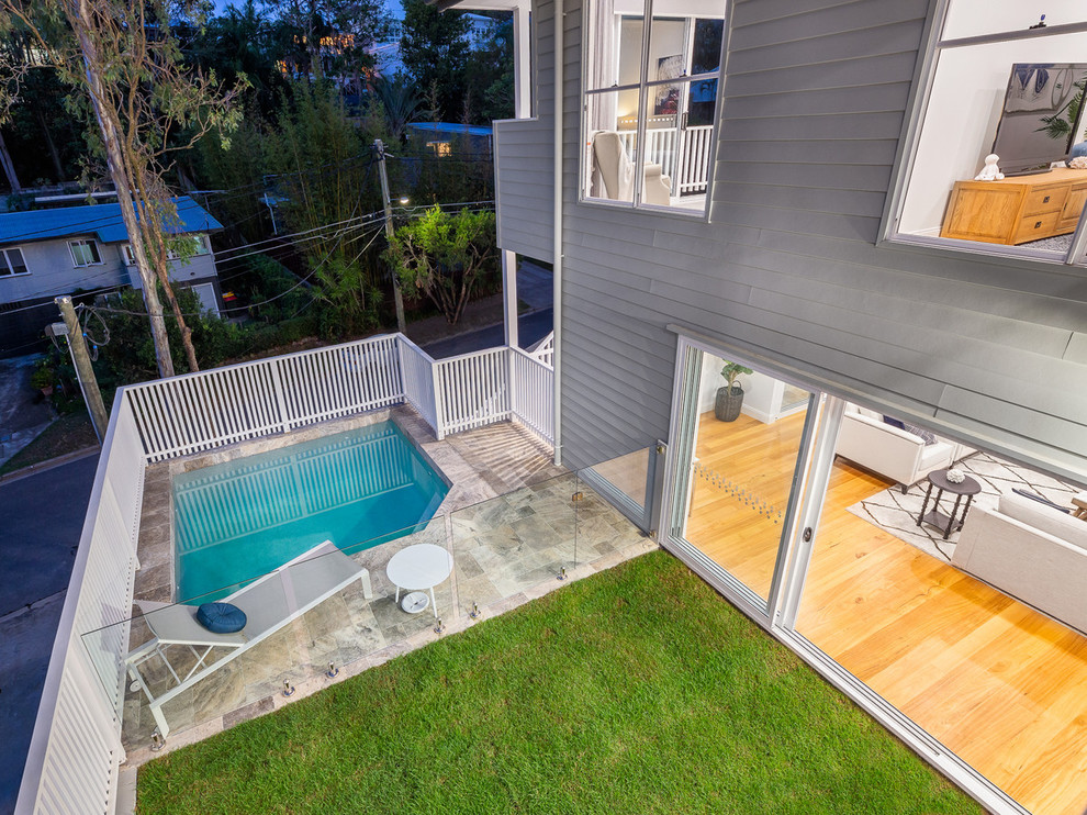 Hampton Inspired Queenslander - Traditional - Pool - Brisbane - by ...