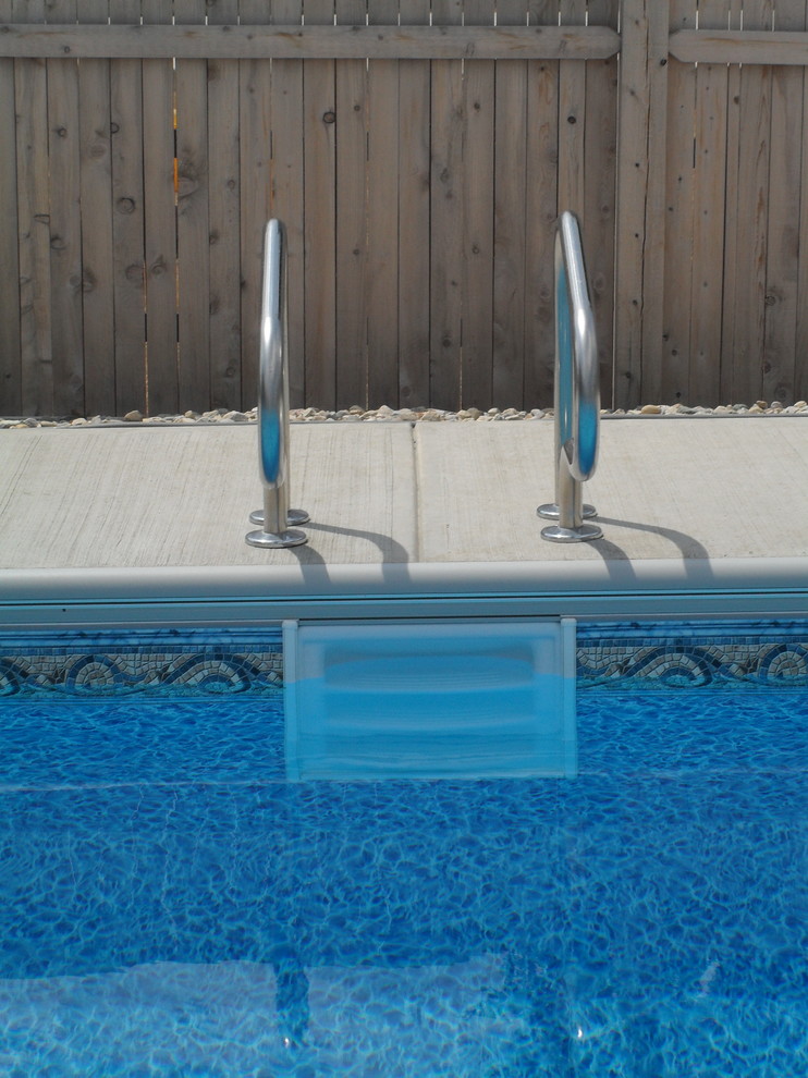 Hand Rails & Ladders - Modern - Pool - Indianapolis - by Angie's Pool ...