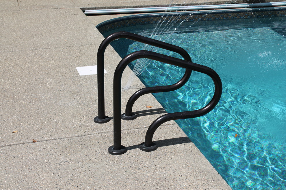 Hand Rails & Ladders - Modern - Pool - Indianapolis - by Angie's Pool ...