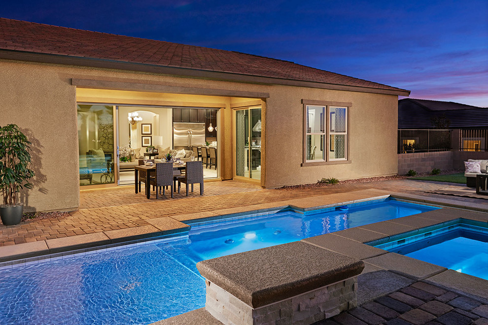 Hanford model home in Las Vegas - Contemporary - Pool - Denver - by ...
