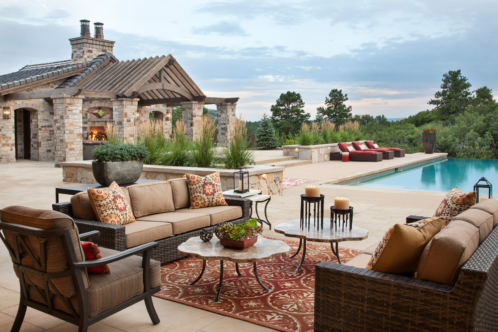 Happy Canyon Pavilion Project - Rustic - Pool - Denver - by Sienna ...