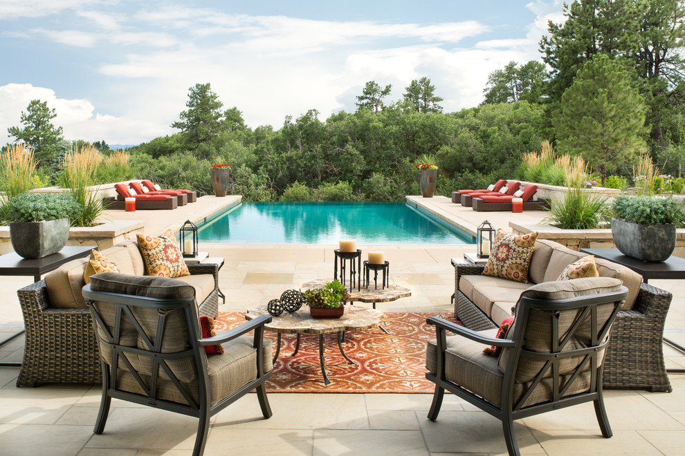 Happy Canyon Pavilion Project - Rustic - Pool - Denver - by Sienna ...