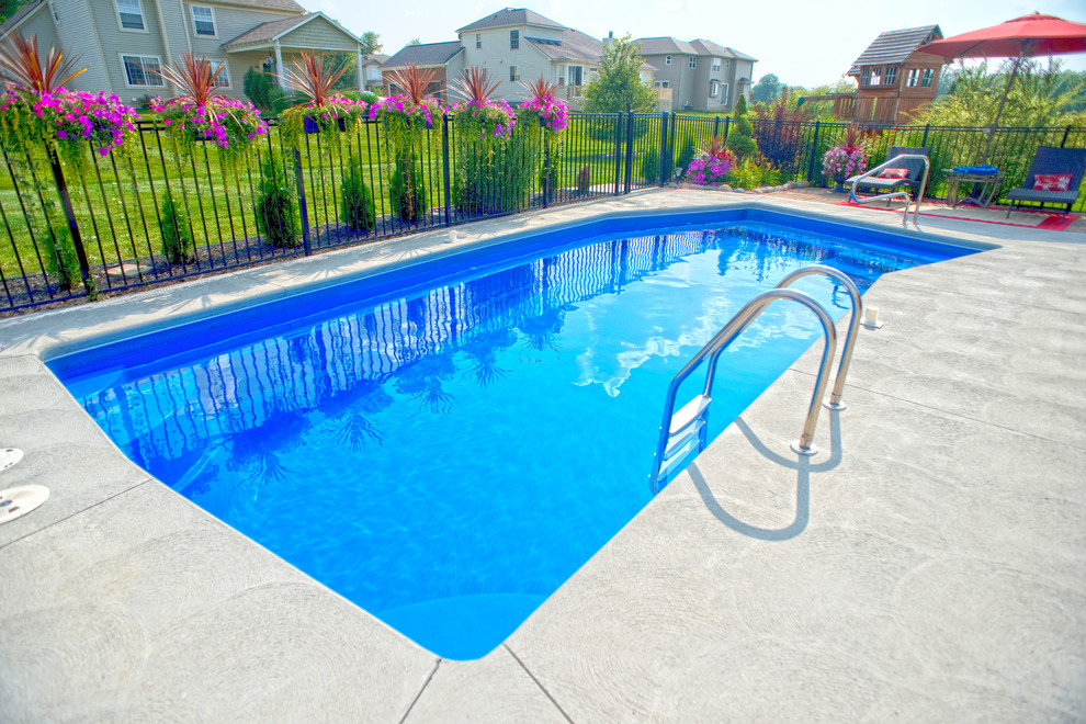 Harbor Beach - Modern - Pool - Other - by Leading Edge Fiberglass Pool ...