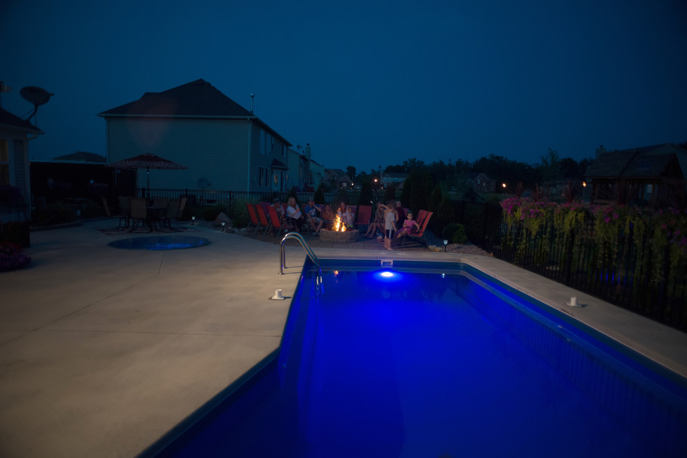 Harbor Beach - Modern - Pool - Other - by Leading Edge Fiberglass Pool ...