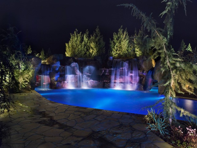 Lazy Rivers Pools With Waterfalls