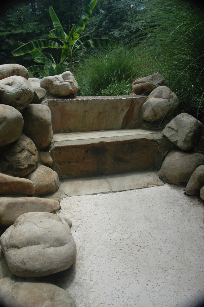 Hidden slide and tropical pool! - Tropical - Pool - Atlanta - by ...