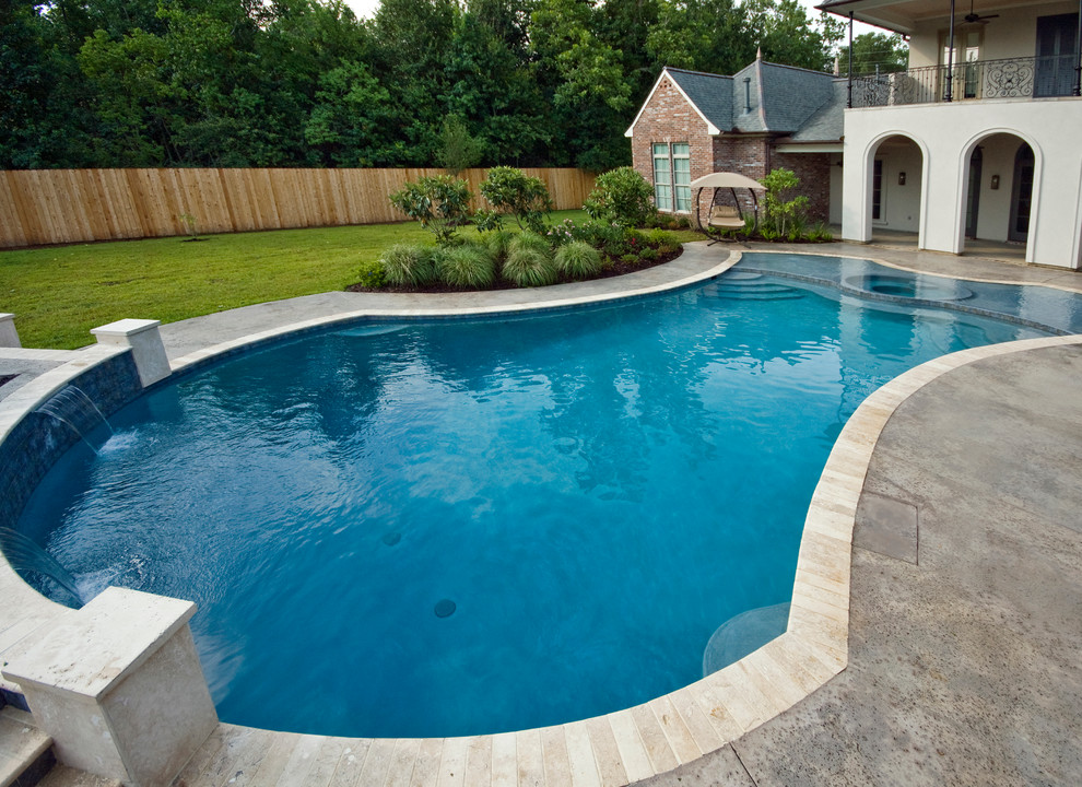 Highland Road - Neyland - Transitional - Pool - New Orleans - by Ewing Aquatech Pools | Houzz