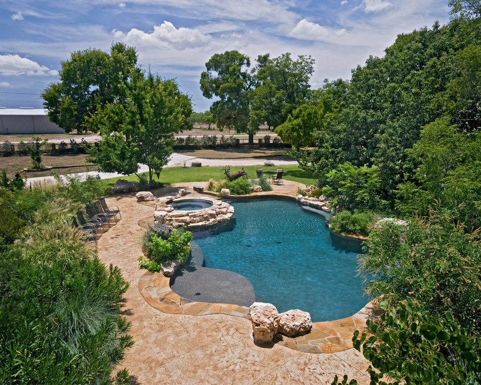 Hill Country Hunting Ranch - Rustic - Pool - Austin - by Land Design ...