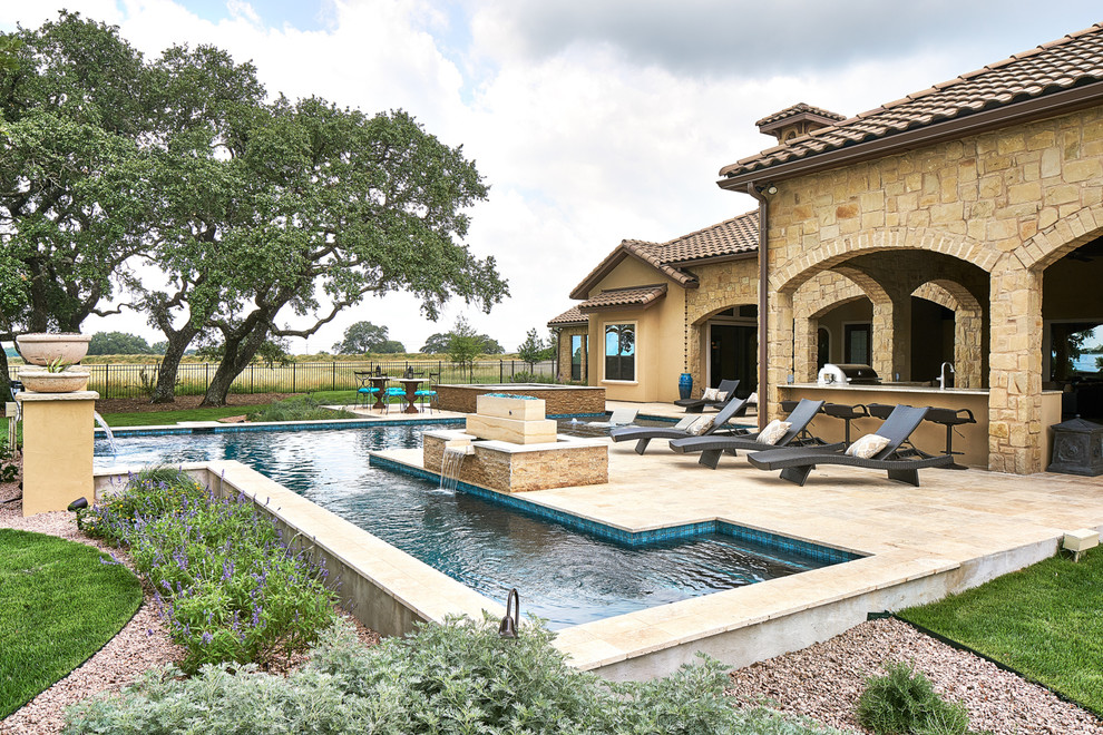 Hill Country Pool and Patio - Pool - Other - by Bradley Signature Pools ...