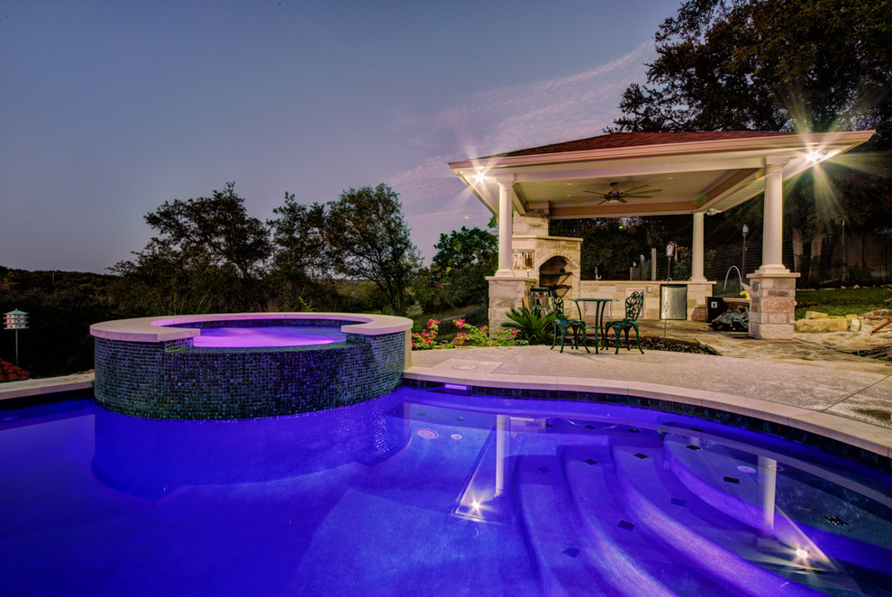 Hill Country Pool - Traditional - Pool - Austin - by Edgewater Pools ...