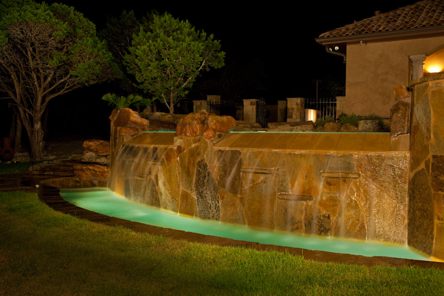 Hill Country Vanishing Edge/ Infinity Pool - Eclectic - Swimming Pool ...