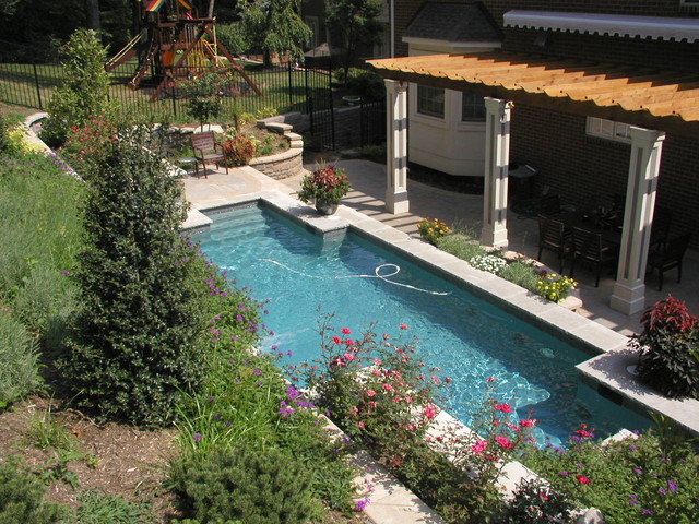 Hillside Pool Chevy Chase MD - Modern - Swimming Pool & Hot Tub - DC ...
