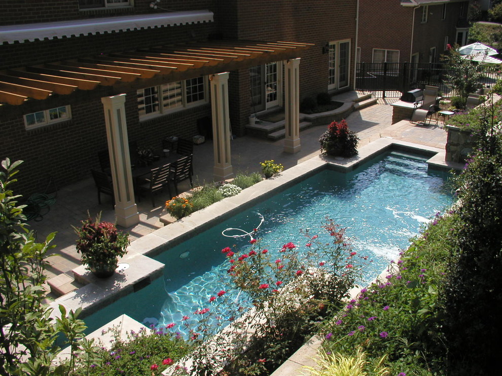 Hillside Pool Chevy Chase MD - Modern - Pool - DC Metro - by Land ...
