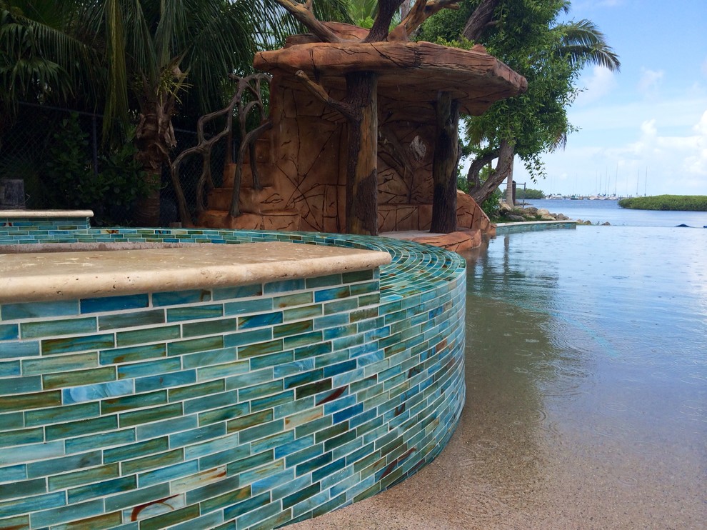 Hirsch Glass - Linea Mosaic - Color: Cool Heat - Pool - New York - by ...