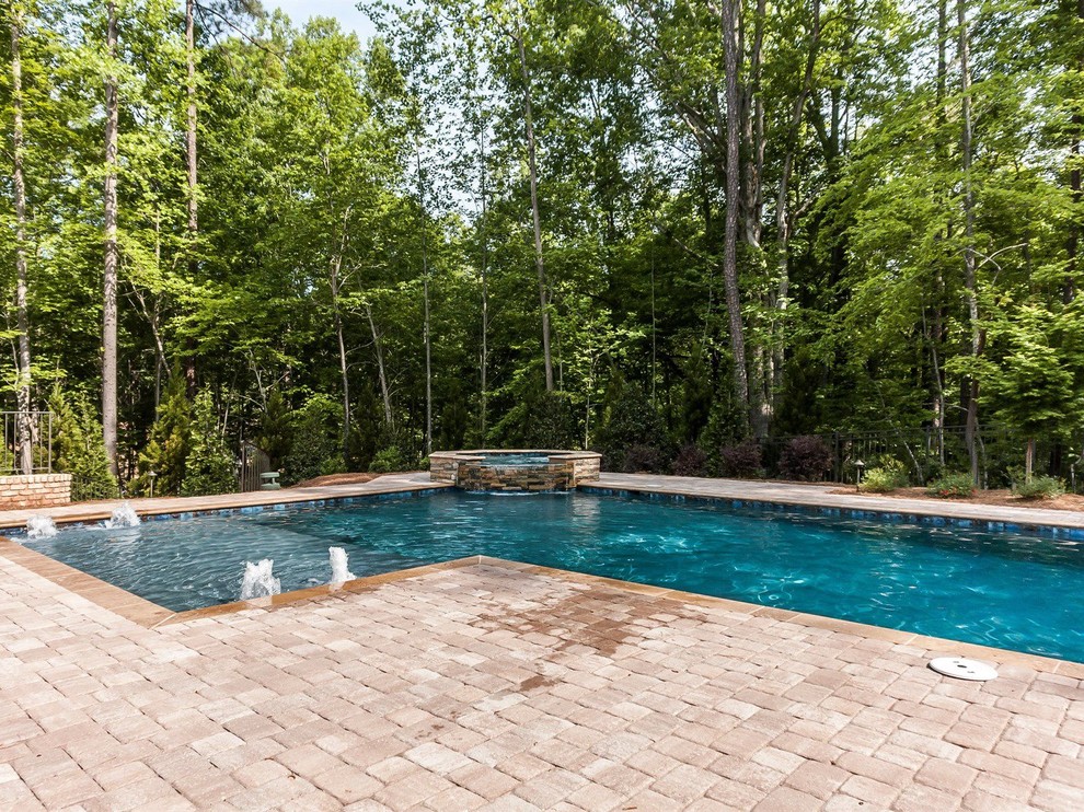 Holly Bluffs - Traditional - Swimming Pool & Hot Tub - Raleigh - by ...